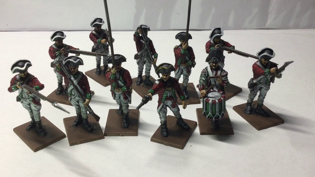 AWI British artillery crew and 45th foot - YouTube