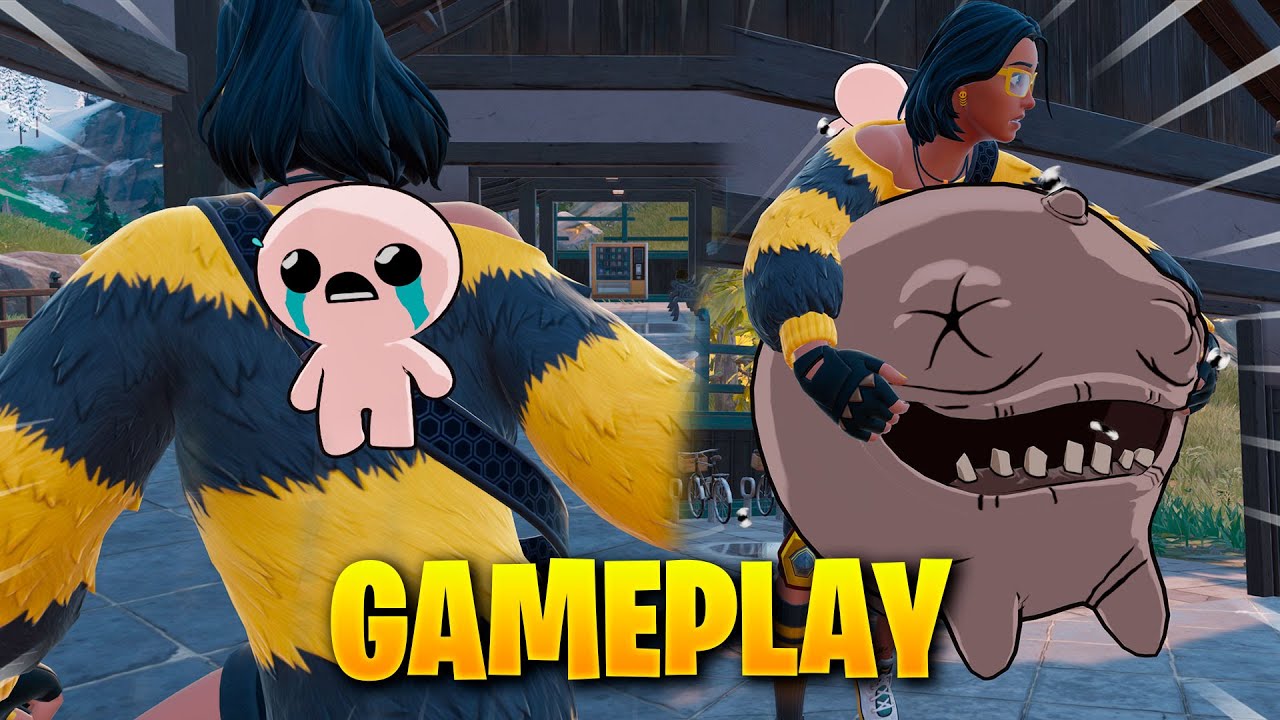 GAMEPLAY THE BINDING OF ISAAC MOCHILA PICO Y GESTO EN FORTNITE - YouTube