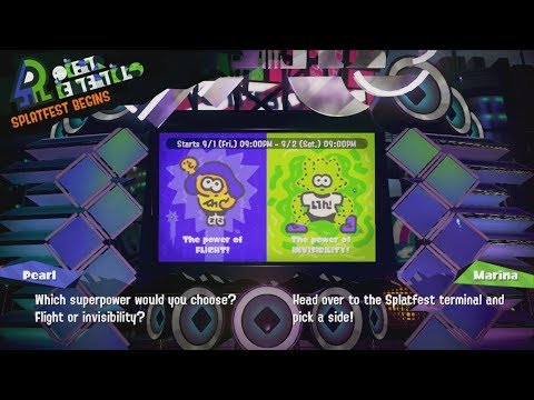 Splatoon 2 - NA/EU Splatfest (Sept. 1/2) - Flight VS. Invisibility ...