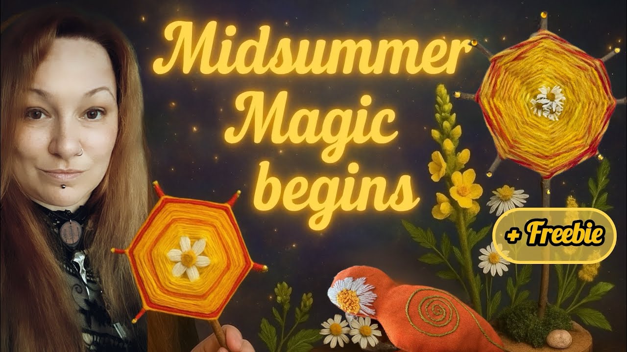 🌞 Midsummer Magic & DIY Sun Wheel & Traditions from Germany🌿 - YouTube