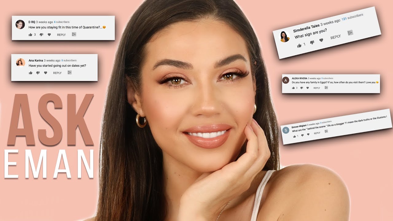 Soft Spring Makeup Tutorial + Q& A | ASK EMAN - YouTube