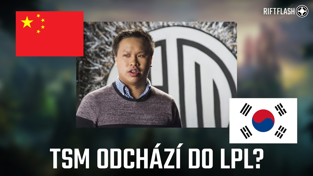 TSM mění major ligu, z LCS odchází, zakotví v LPL nebo LCK? A co Evropa? | RIFTFLASH - YouTube