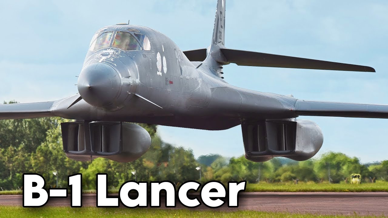 B-1 Lancer Stealth Bomber - YouTube