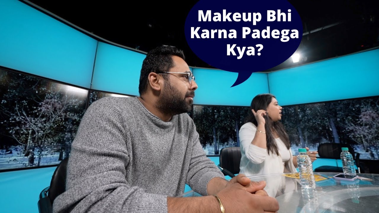 Ek News Channel Ka Studio Aur Mera Pehla Indian Interview.. - YouTube