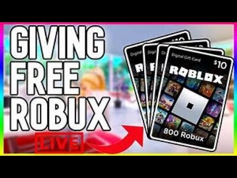 🔴Free Robux Giveaway 🔴 No Fake Live🔴 - YouTube