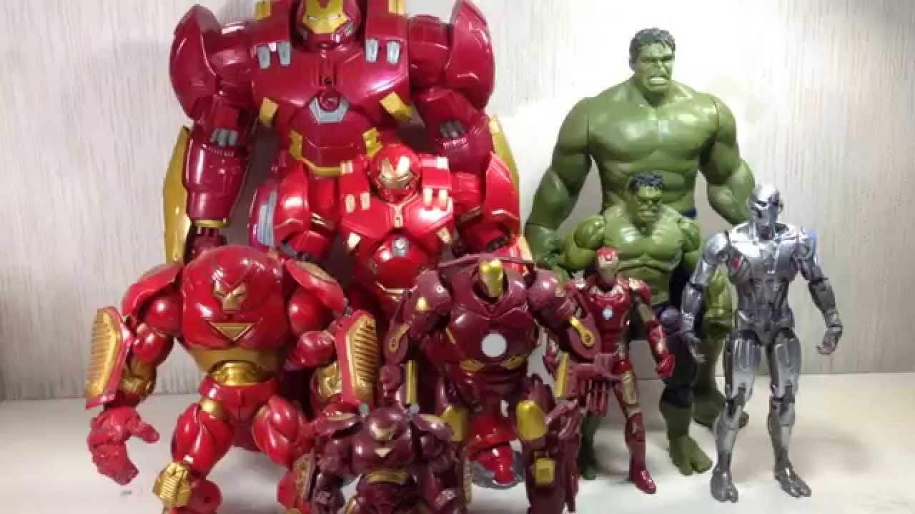 Hulkbuster Marvel Legends Size Comparisons Review - YouTube