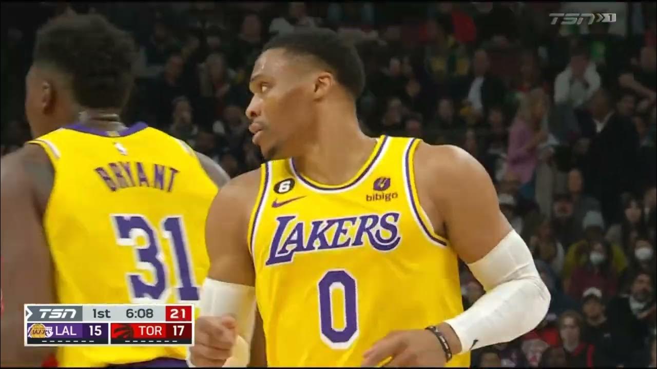 Los Angeles Lakers vs Toronto Raptors Highlights NBA 2022 1 QTR - YouTube