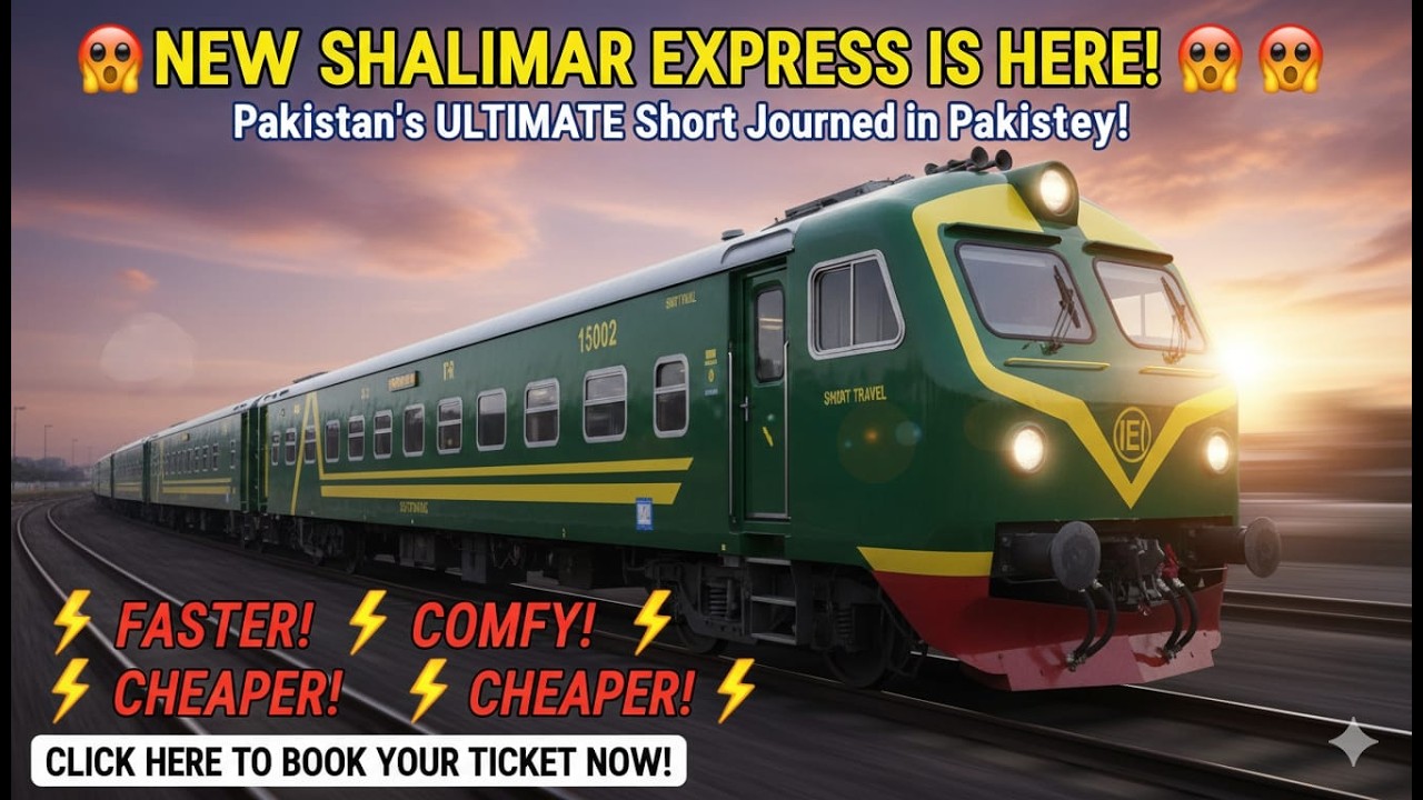 New Shalimar Express 🚆 | Short Route Experience | Drig–Landhi - YouTube