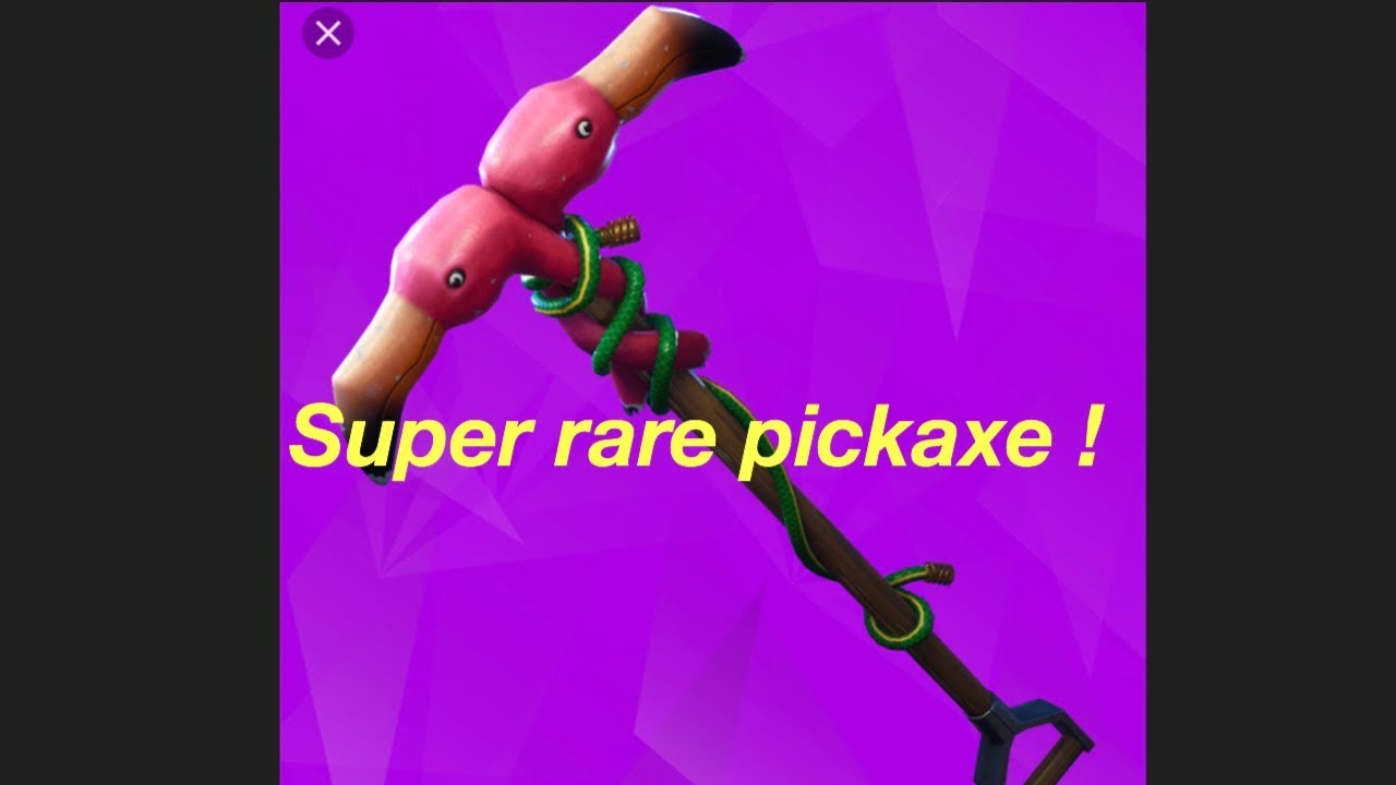 Pink flamingo pickaxe Fortnite! Back in item shop ! - YouTube