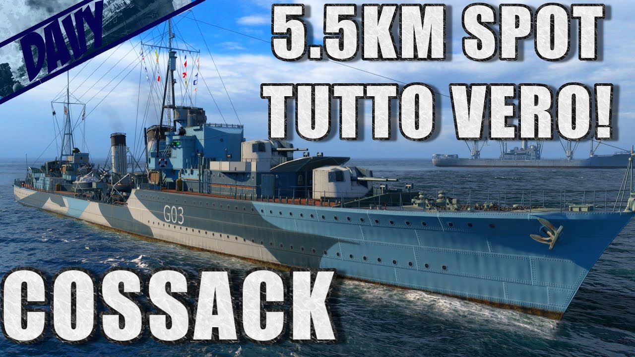 IL MIGLIOR CACCIATORPEDINIERE AL SUO LIVELLO? ECCO IL COSSACK!⚓WORLD OF WARSHIPS PC ITA⚓ - YouTube