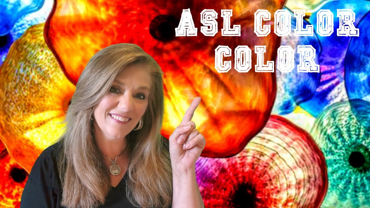 ASL vocabulary " color " Silent Spark - YouTube