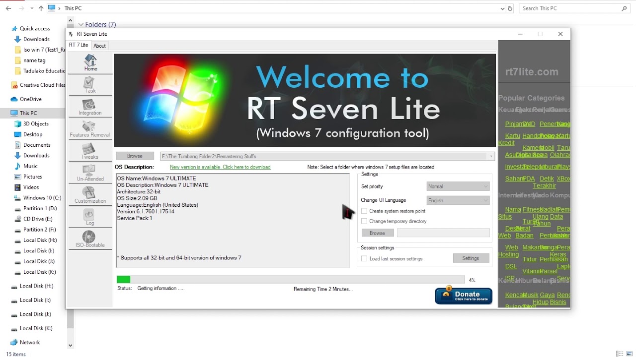 TUTORIAL MENGGUNAKAN RT7LITE UNTUK WINDOWS 7 - YouTube
