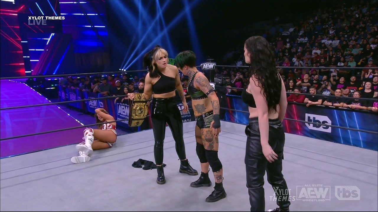 AEW Dynamite Reactions: Ruby Soho Defeats Britt Baker & Toni Storm In A ...