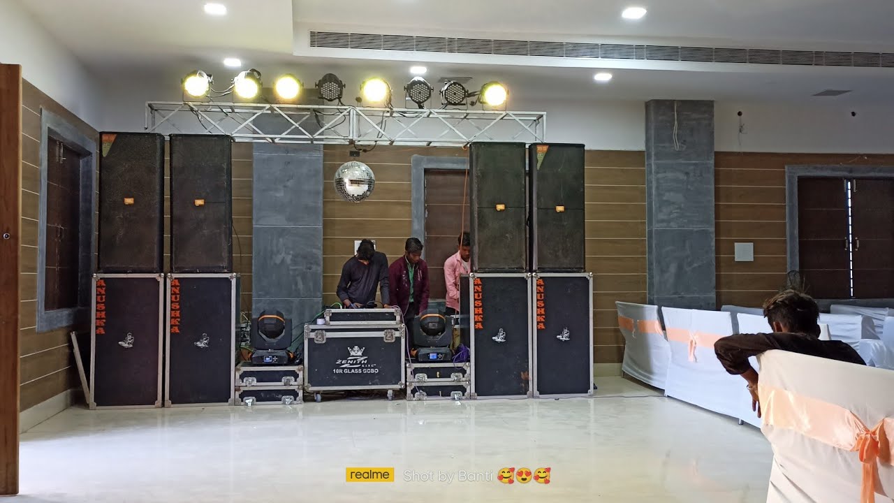 Mini Live DJ setap/ P. Audio dj setup /live dj Lording/ sound check/ 4 ...