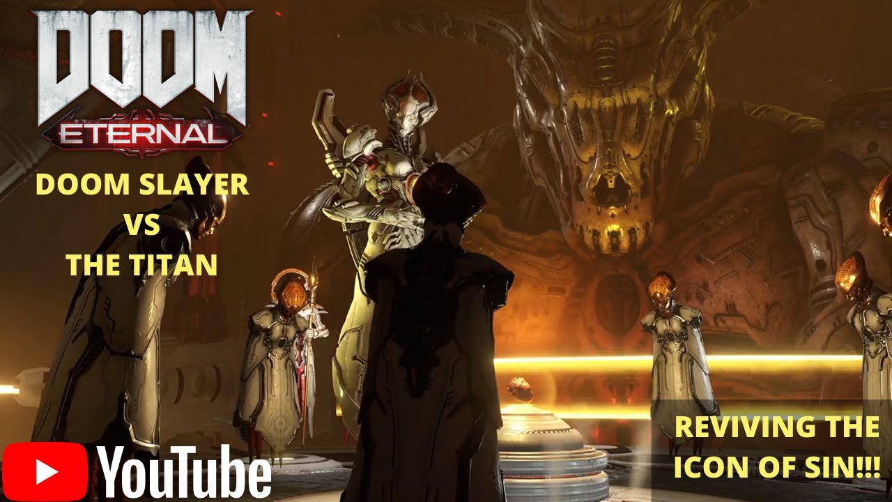 DOOM ETERNAL FINAL BOSS FIGHT!!!! | THE ICON OF SIN!!! | THE DOOM ...