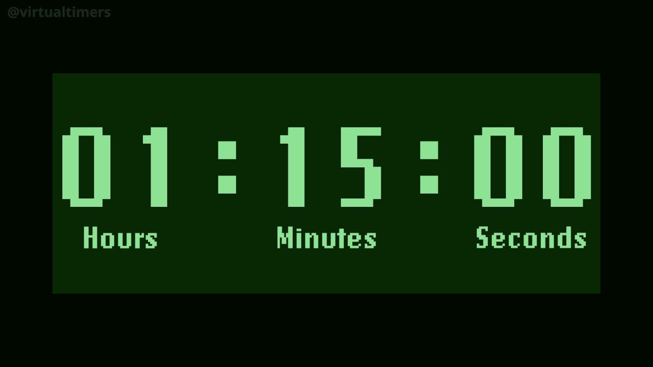 1 Hour And 15 Minute Countdown Timer With Alarm And Time Markers 1-hour-and-15-minute-countdown-timer-with-alarm-and-time-markers