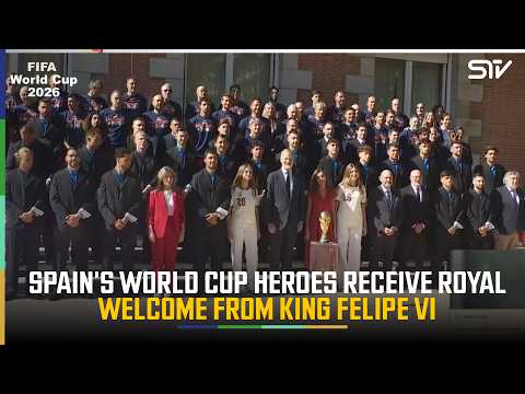 ROYAL WELCOME: King Felipe VI Greets Spain’s World Cup Champions | ZO1U