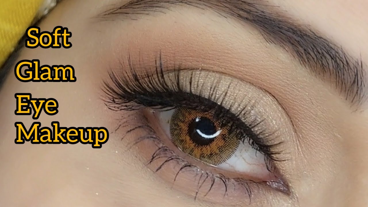 Soft glam eye makeup look | soft Day makeup tutorial | tips and tricks ...