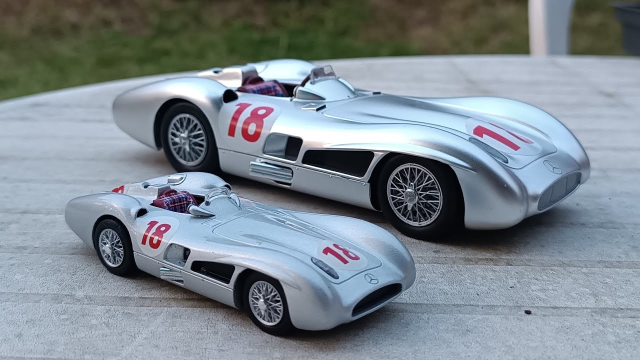 Mercedes-Benz W196 R (Ixo 1/43 1/24) - YouTube