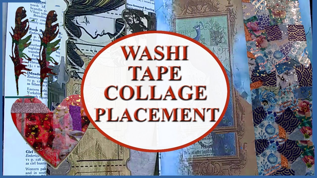 Washi Tape collage make beautiful ephemera to add to Journal Pages ...