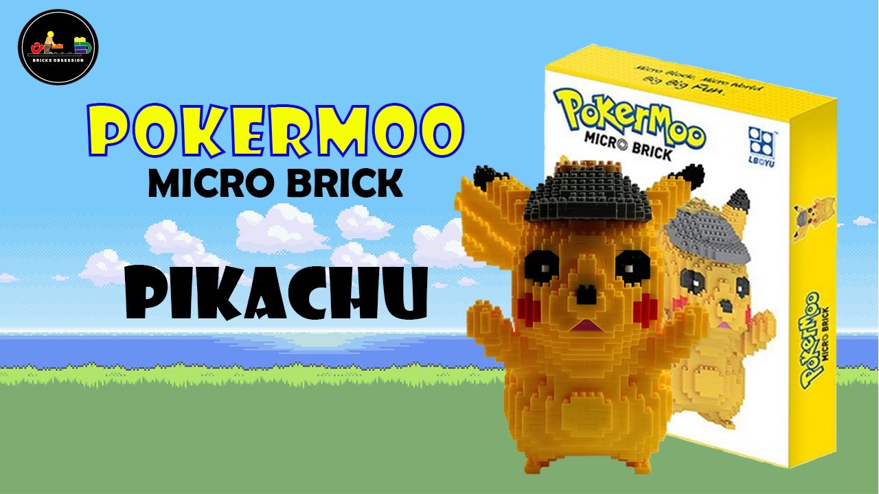 POKERMOO MICRO BRICK PIKACHU - YouTube