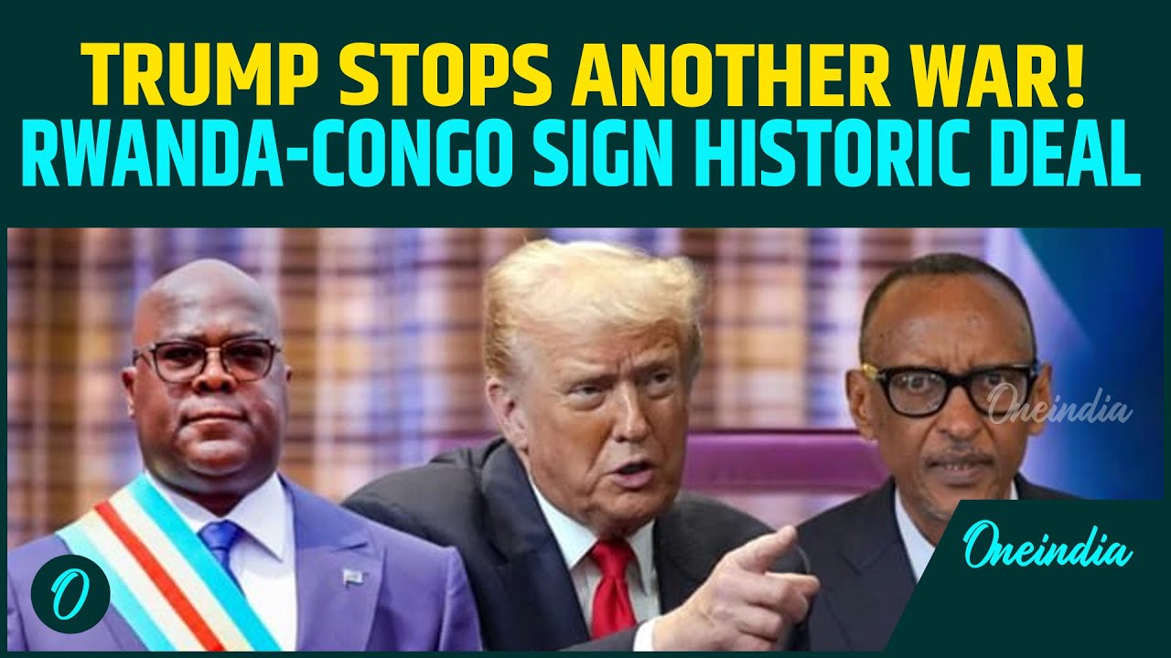 FULL VIDEO: Trump STRIKES Rwanda–Democratic Republic of Congo Peace ...