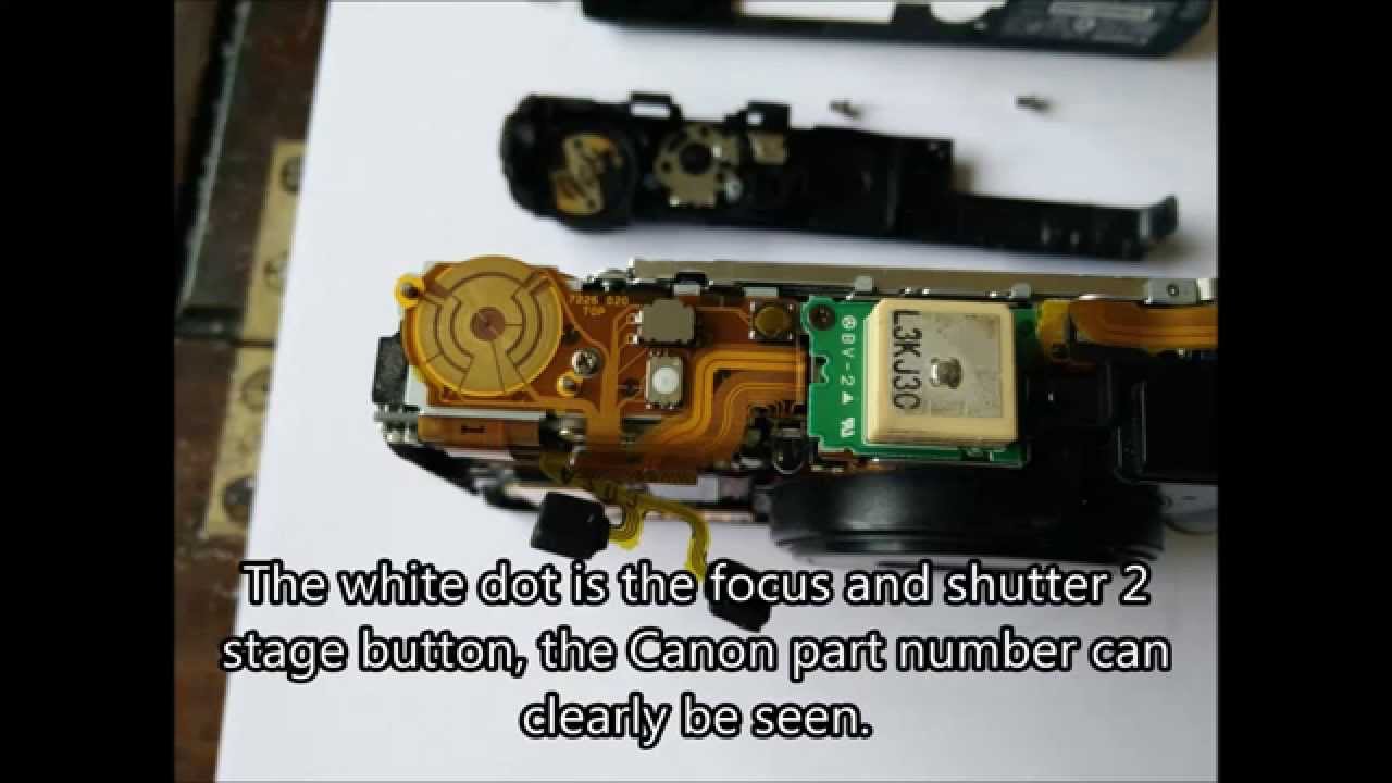 Canon S100 shutter problem - YouTube
