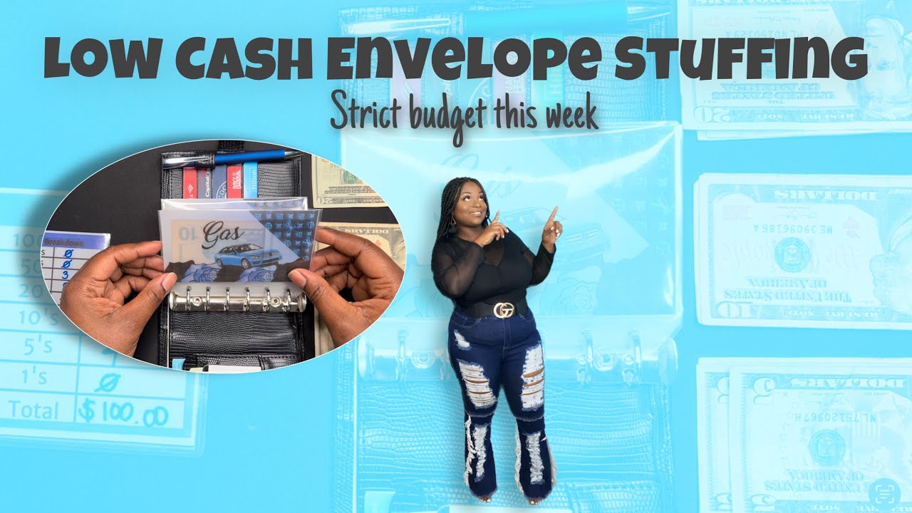 $100 Low Cash Envelope Stuffing| BiWeekly Pay Check - YouTube