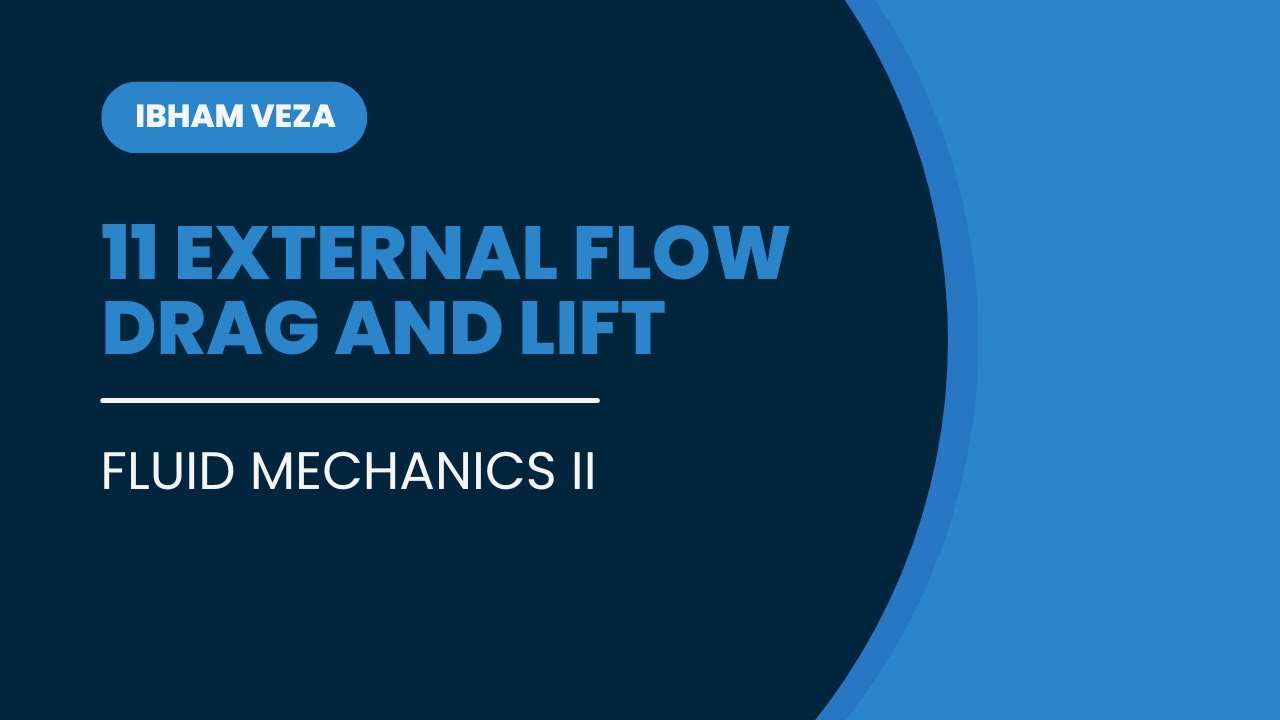 11. External Flow Drag and Lift in Fluid Mechanics | Fluid Forces ...