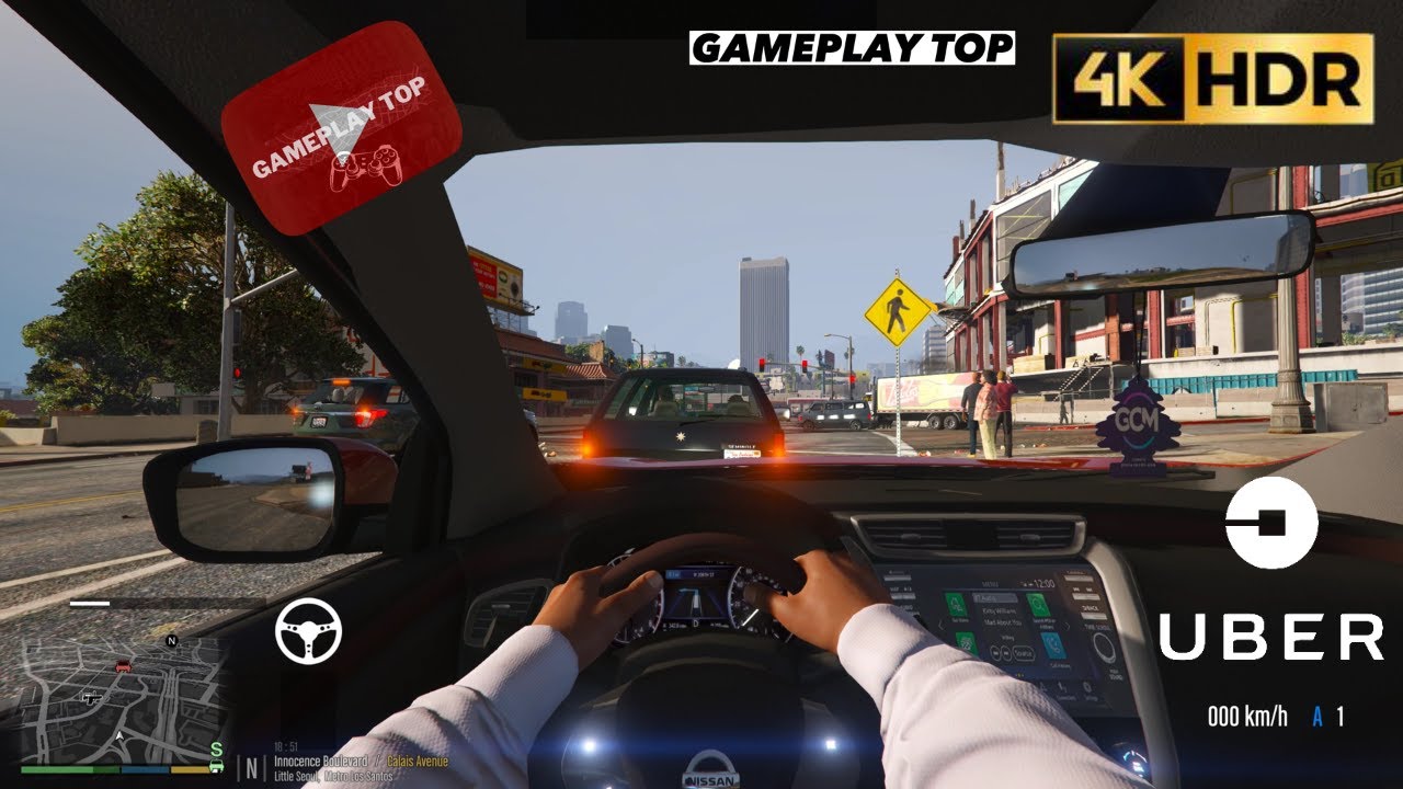 GTA 5 MOD Vamos De UBER - YouTube