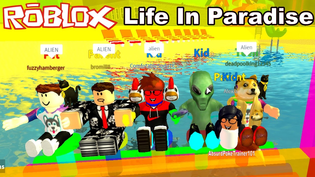 Alien Team With Me On Life in Paradise In ROBLOX - YouTube