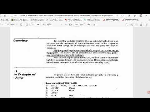 Chapter 6 - Assembly Language Programming From Book Marut - YouTube