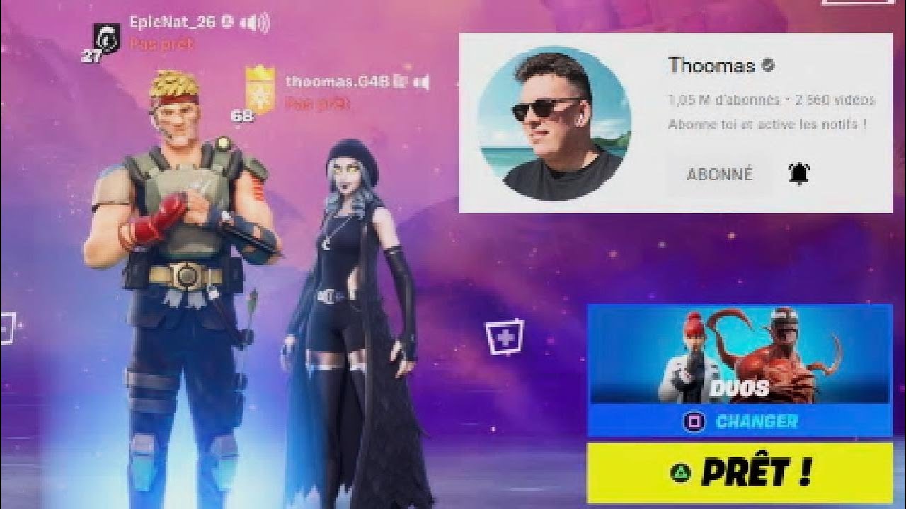 DUO FORTNITE AVEC @Thoomas 🔥 - YouTube