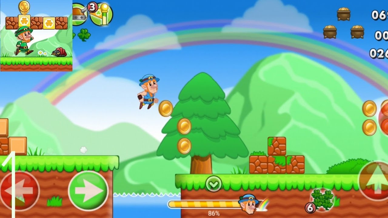 Lep's World 🍀 Gameplay Walkthrough Part 1 World 1= Levels 1-8 (Android ...