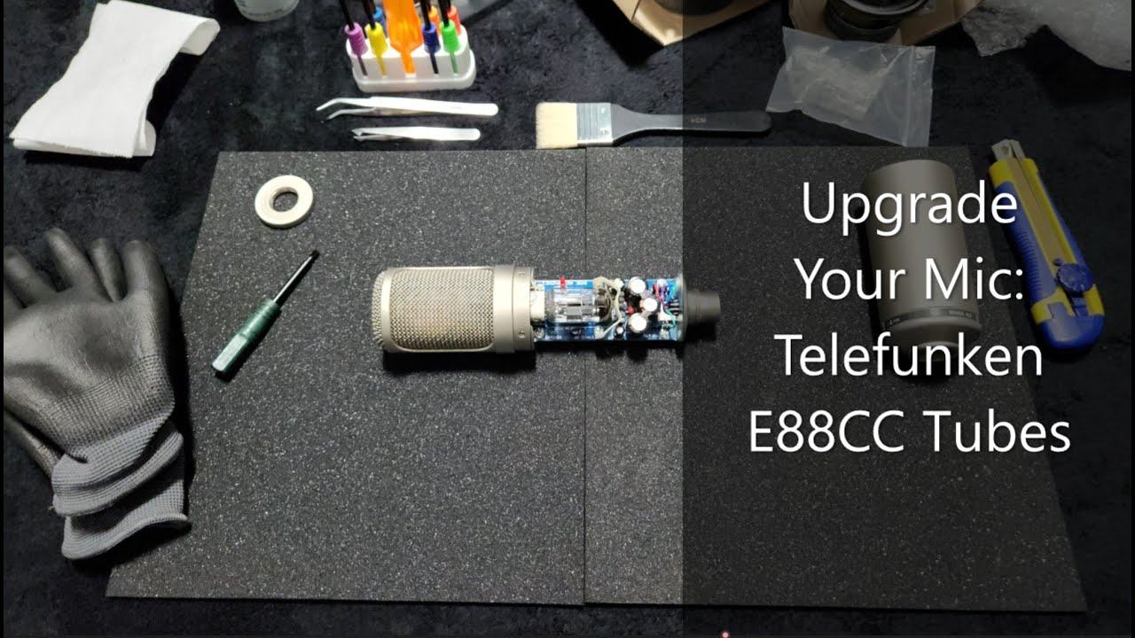 Rode K2 Tube Replacement:Telefunken E88CC/6922/6DJ8 (4K) - YouTube