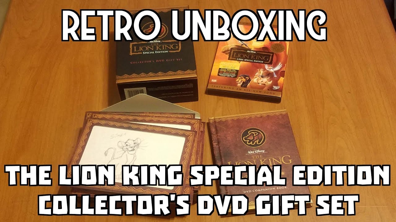 Retro Unboxing - The Lion King Special Edition Collector's DVD Gift Set ...