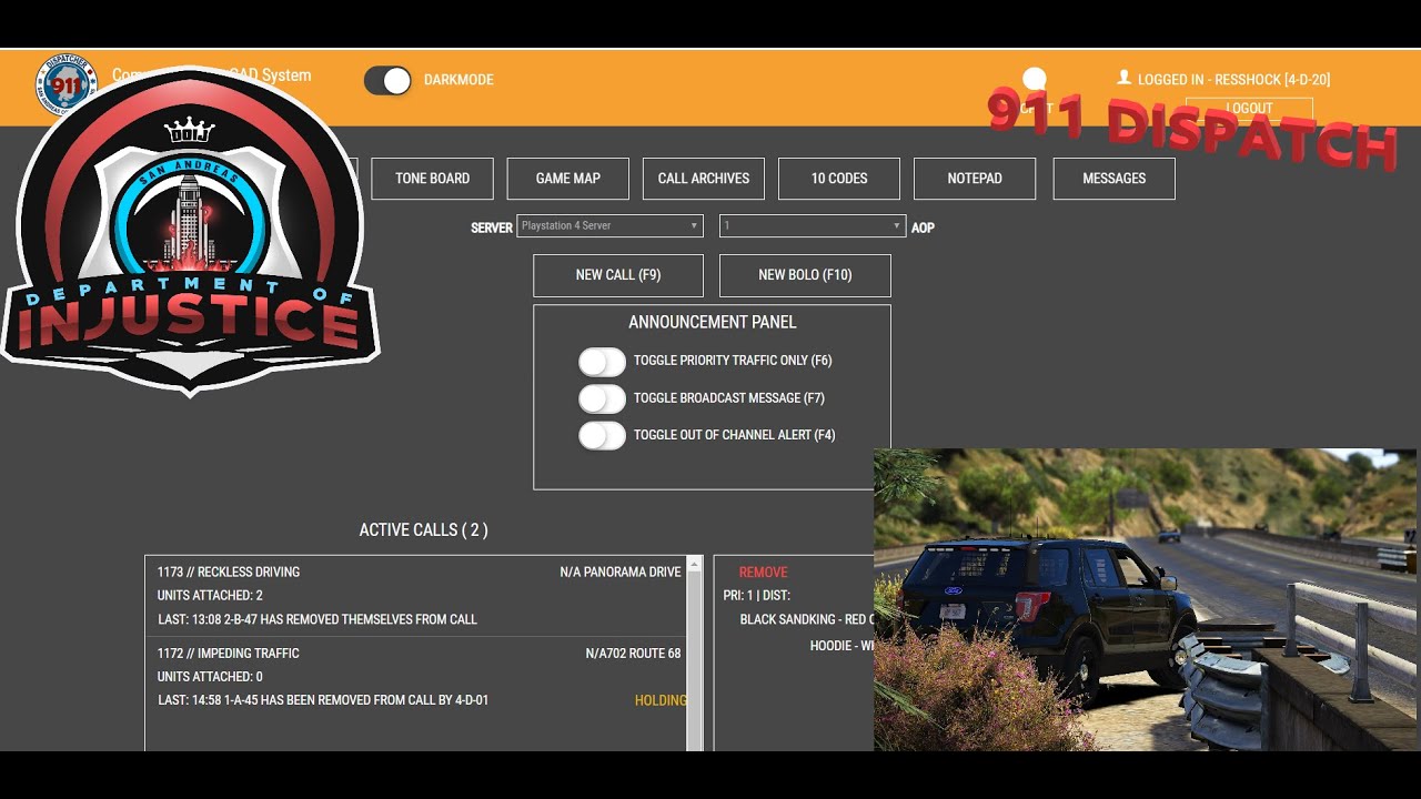 DOIJ Dispatch #1 PS4 What a crazy shift as a Secondary Dispatcher - YouTube