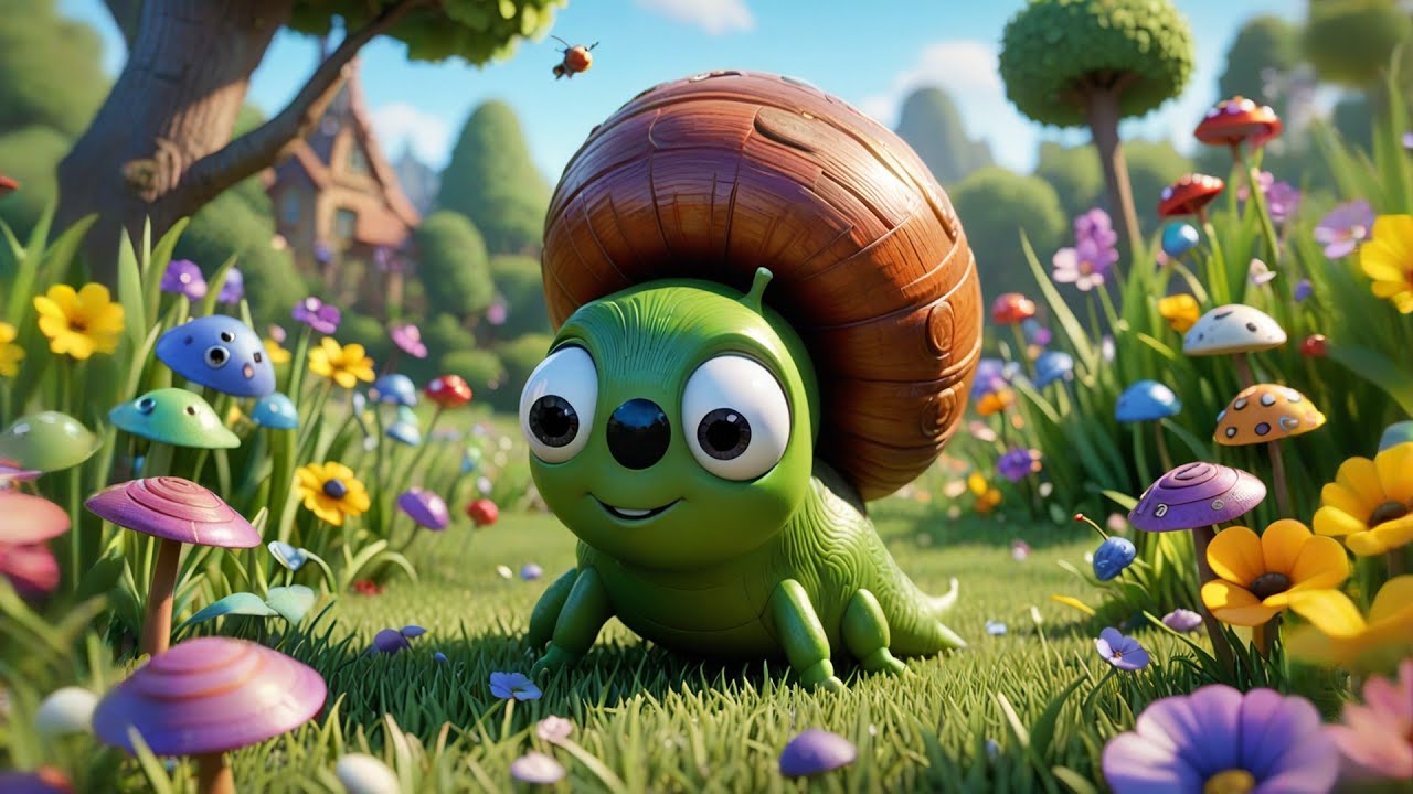 The Snail That Zoomed Too Fast 🐌💨 | Fun Kids Song | Nursery Rhymes and ...