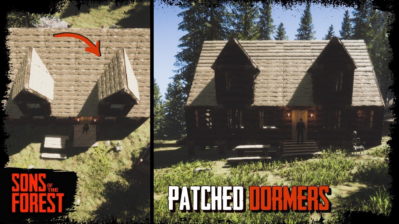Double Dormers New PATCHED - Sons Of The Forest Building - YouTube