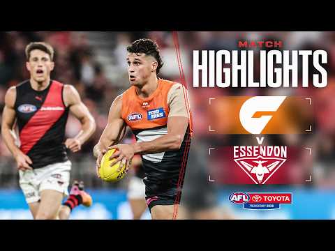 GWS Giants v Essendon Highlights | Round 9, 2026 | AFL