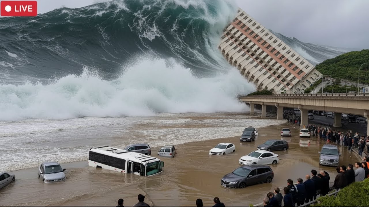 TSUNAMI 2025: 300 KM/H WINDS TEAR Through Pakistan, Bridges & Towers ...