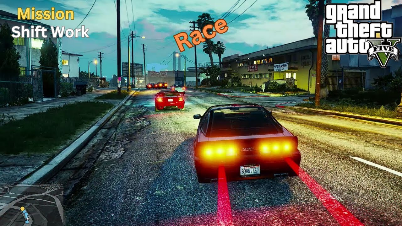 Grand Theft Auto 5 / Shift Work GTA 5 /Franklin Mission Dangerious car ...