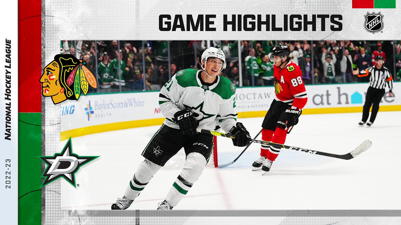 Blackhawks @ Stars 11/23 | NHL Highlights 2022 - YouTube