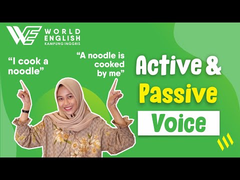 kalimat aktif dan pasif dalam bahasa inggris | Passive Voice #kampunginggris