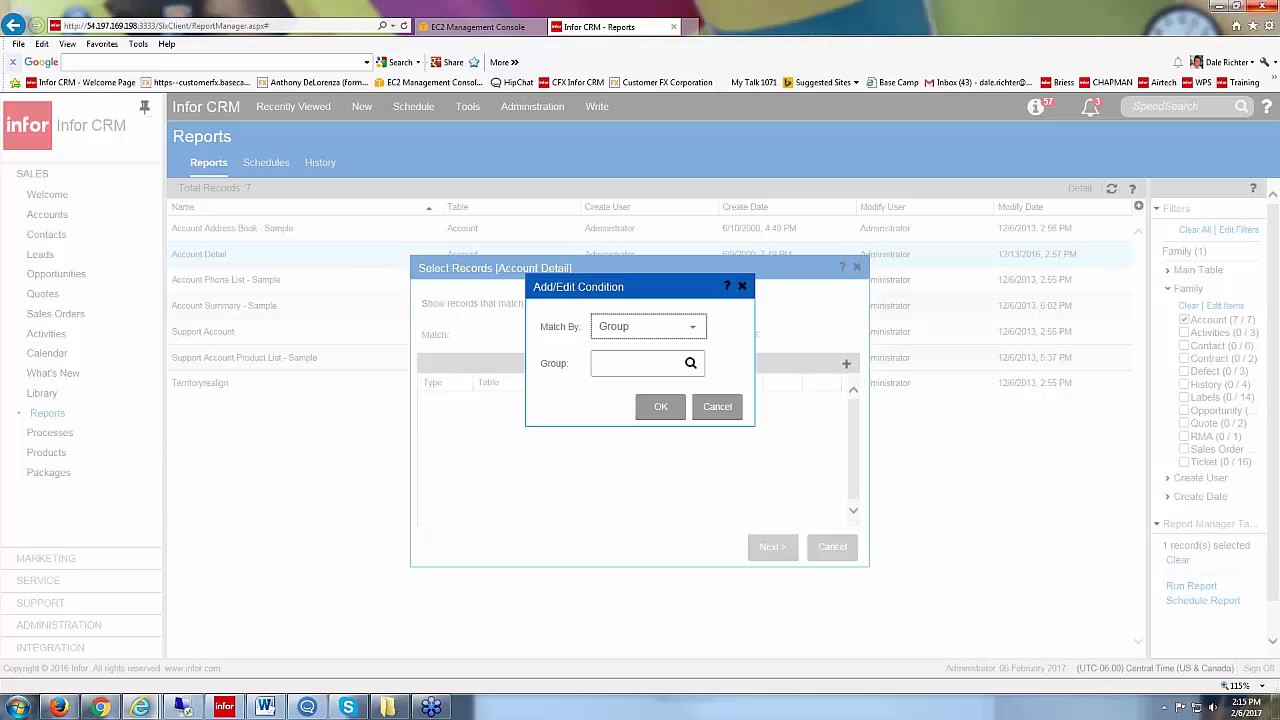 Navigating Reports in Infor CRM 8.3.x - YouTube