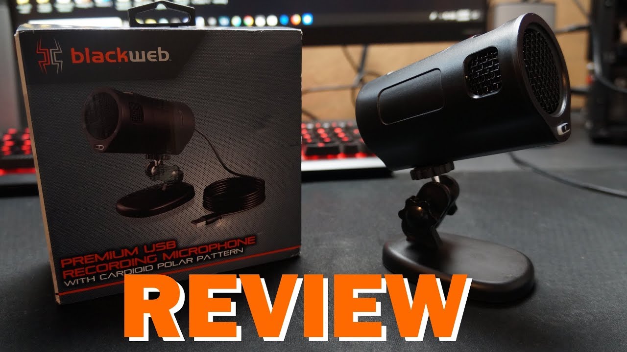 black web mic review - YouTube