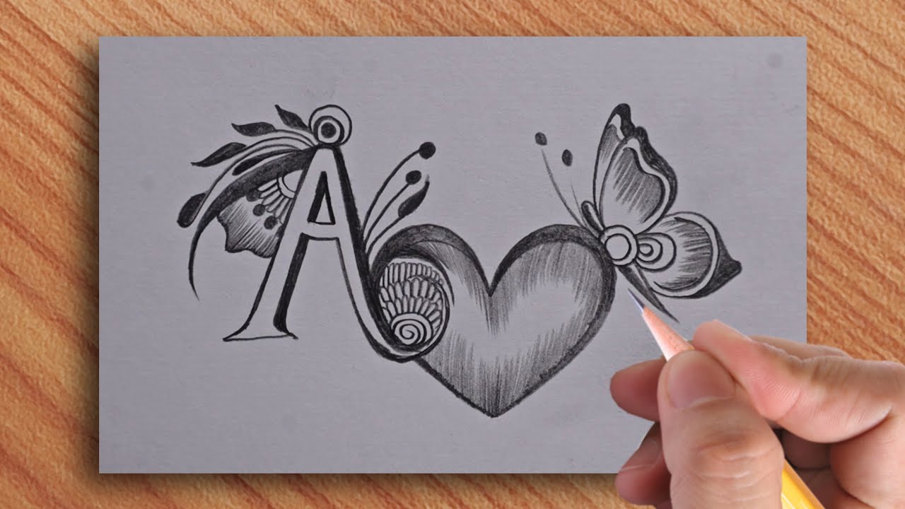 Letter Drawings In Pencil Creative Letter Drawings (1st) | Art With