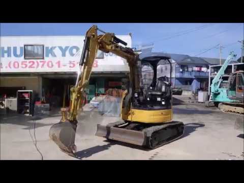 【ミニショベル】CAT製 303CSR 油圧ショベル【0.08m3】 - YouTube