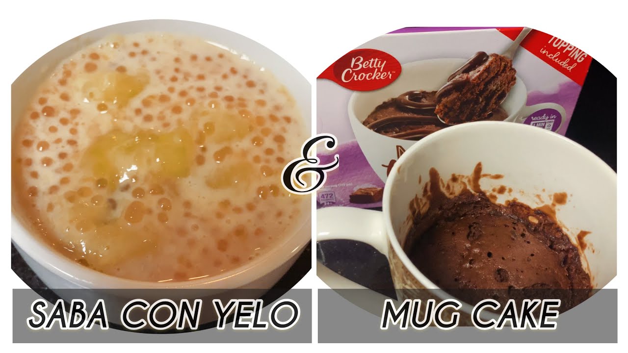 Trying Out Saba Con Yelo and Betty Crocker's Mug Treats | Minatamis Na ...