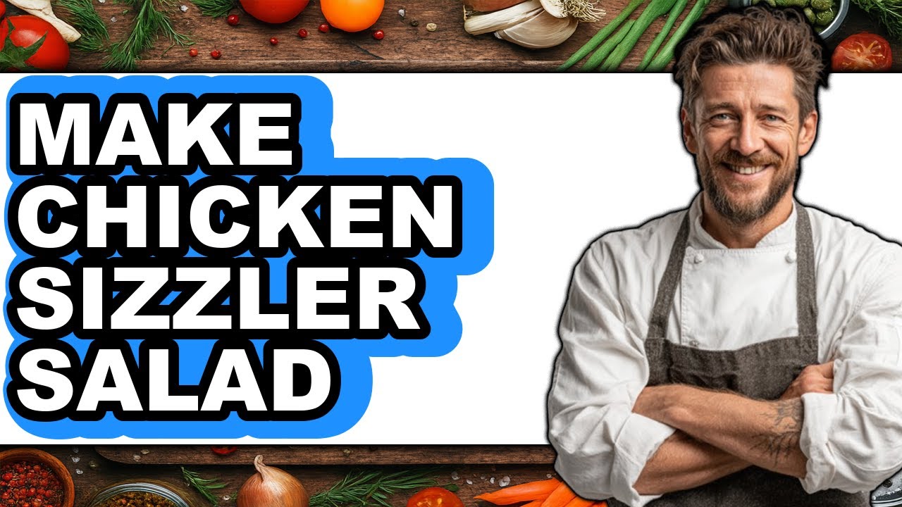 How to Make Chicken Sizzler Salad (Easy Method) - YouTube